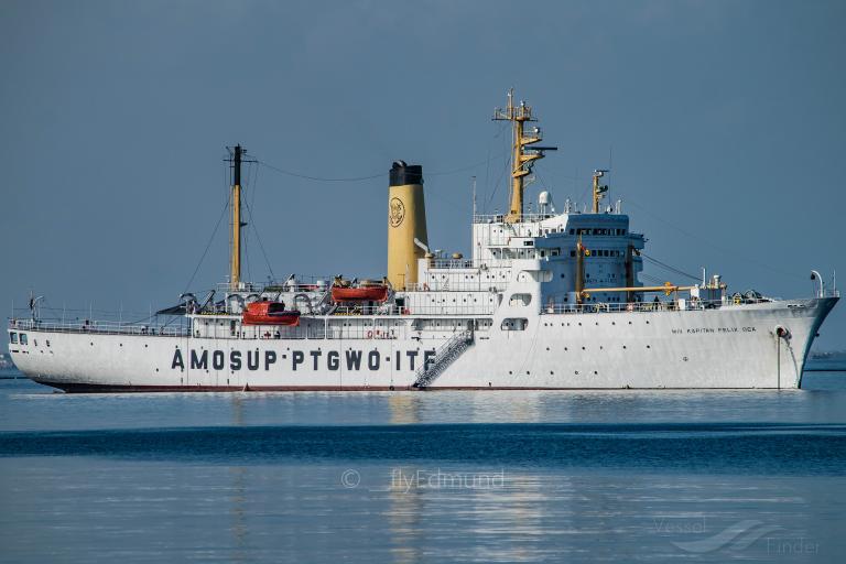 TS KAPT.FELIX OCA, Training Ship - Details and current position - IMO ...