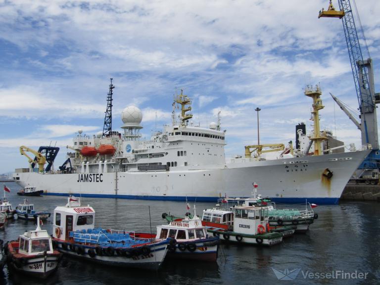 MIRAI, Research Vessel - Details and current position - IMO 6919423 ...