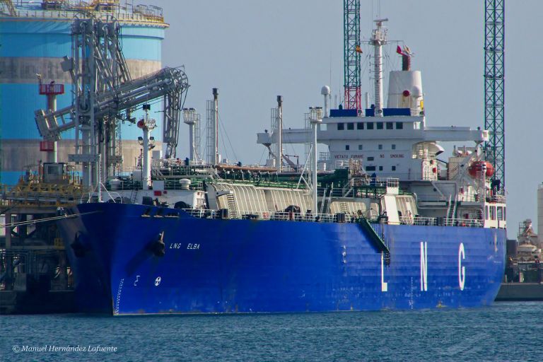 LNG ELBA, LNG Tanker - Details and current position - IMO 6928632 ...