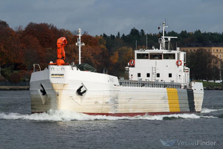 JEHANDER 1, Aggregates Carrier - Detalles del buque y posición actual ...