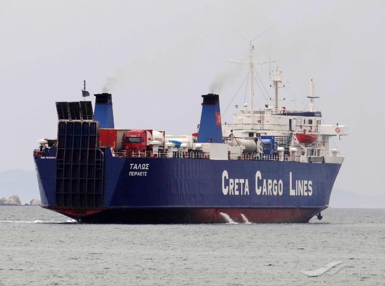 TALOS, Ro-Ro Cargo Ship - Details and current position - IMO 7043843 ...