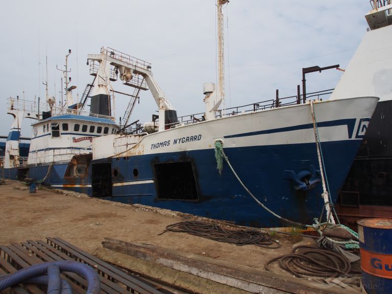 THOMAS NYGAARD, Fishing Vessel - Details and current position - IMO ...