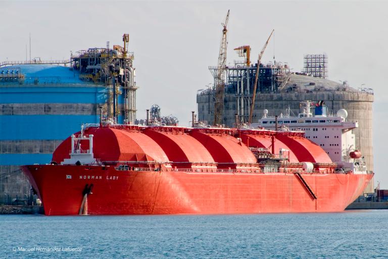NORMAN LADY, LNG Tanker - Details and current position - IMO 7320344 - VesselFinder