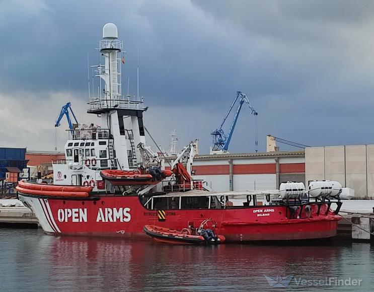 OPEN ARMS, Search & Rescue Vessel - Details and current position - IMO ...