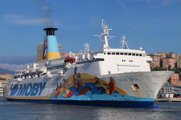 MOBY DREA, Passenger/Ro-Ro Cargo Ship - Dettagli della nave e posizione attuale - IMO 7361312 ...