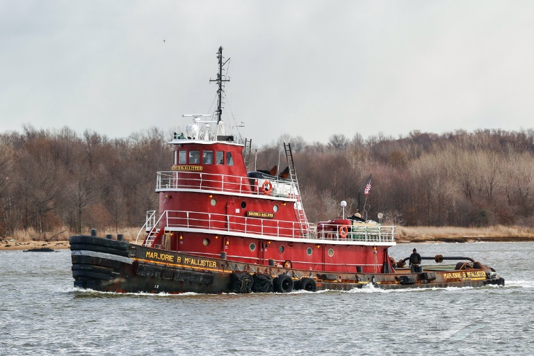 MARJORIE B MCALLISTE, Tug - Details and current position - IMO 7391020 ...