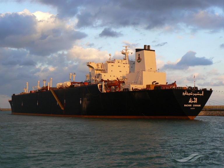 BACHIR, LNG Tanker - Details and current position - IMO 7400675 ...