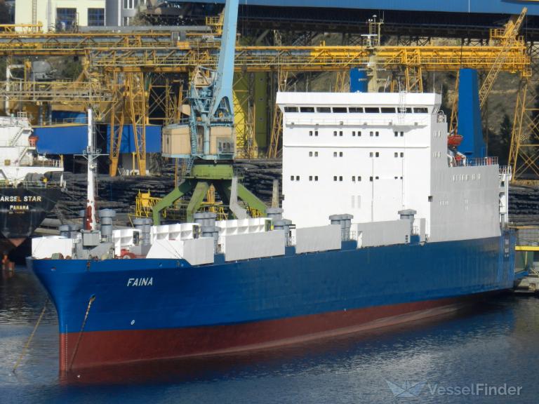 INA, Ro-Ro Cargo Ship - Details and current position - IMO 7419377 ...
