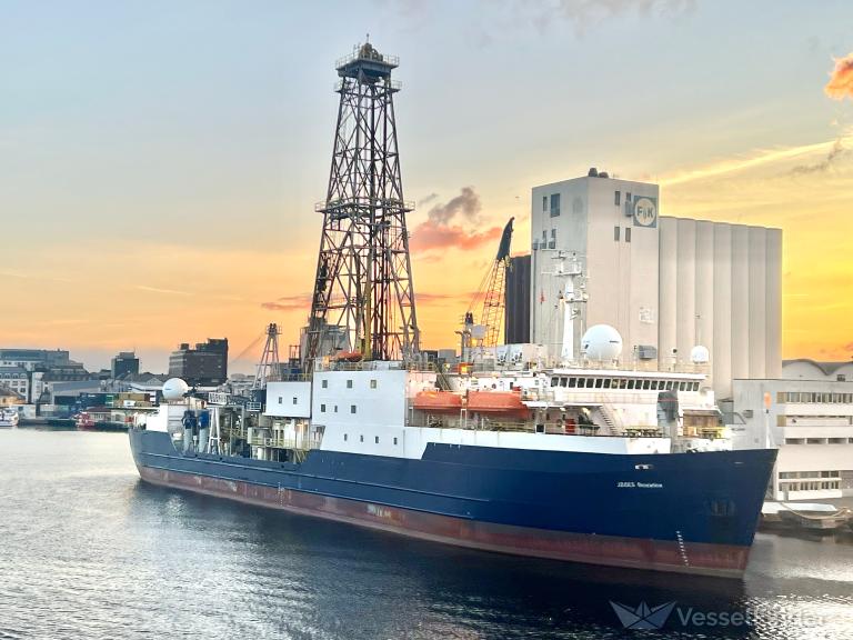 JOIDES RESOLUTION, Drilling Ship - Details and current position - IMO ...