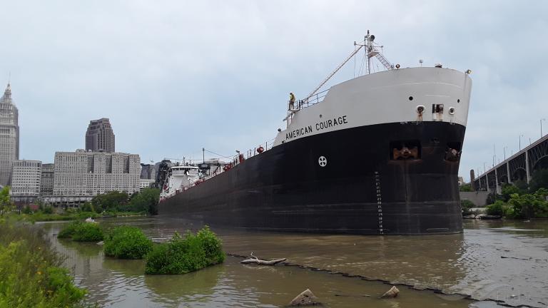 AMERICAN COURAGE, Self Discharging Bulk Carrier - Details and current ...