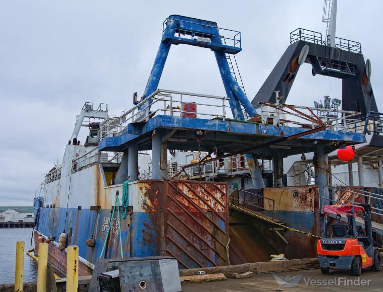 HARVESTER ENTERPRISE, Fish Factory Ship - Details and current position ...