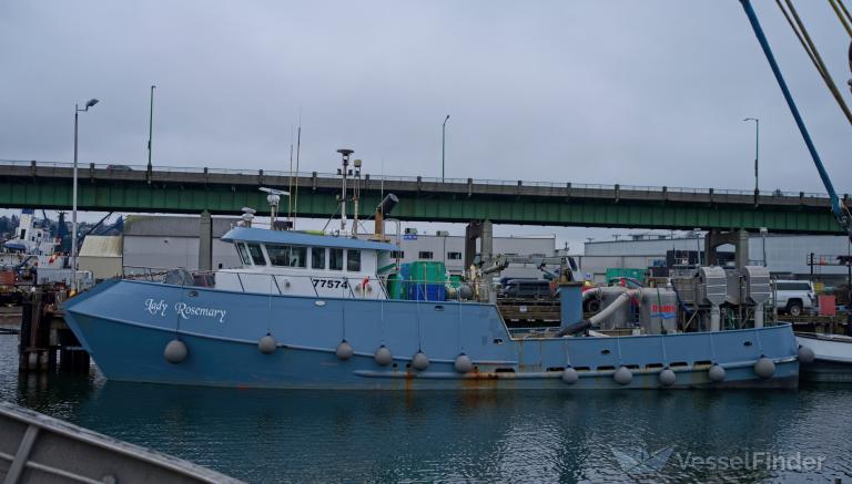 LADY ROSEMARY, Fishing Vessel - Details and current position - IMO ...