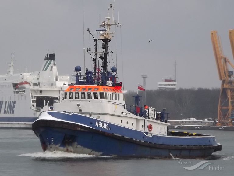 ARGUS, Tug - Details and current position - IMO 7730757 - VesselFinder