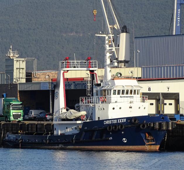 CHRISTOS XXXIV, Tug - Details and current position - IMO 7907415 ...