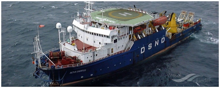 ALTUS EXERTUS, Offshore Support Vessel - Details and current position ...