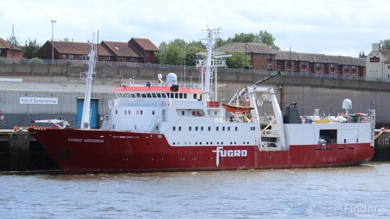 FUGRO MERIDIAN, Research Vessel - Details and current position - IMO ...