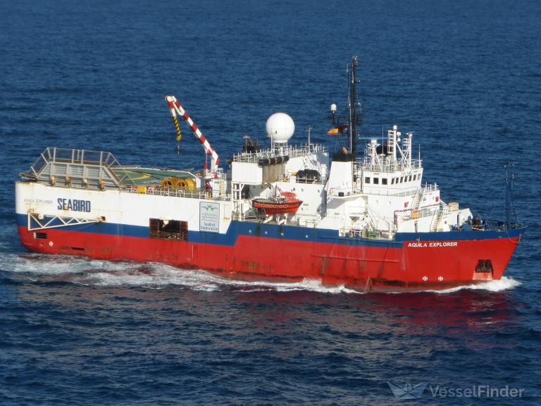 AQUILA EXPLORER, Research Vessel - Details and current position - IMO ...