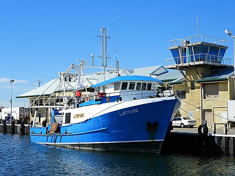 LATITUDE, Fishing Vessel - Details and current position - IMO 8108420 ...