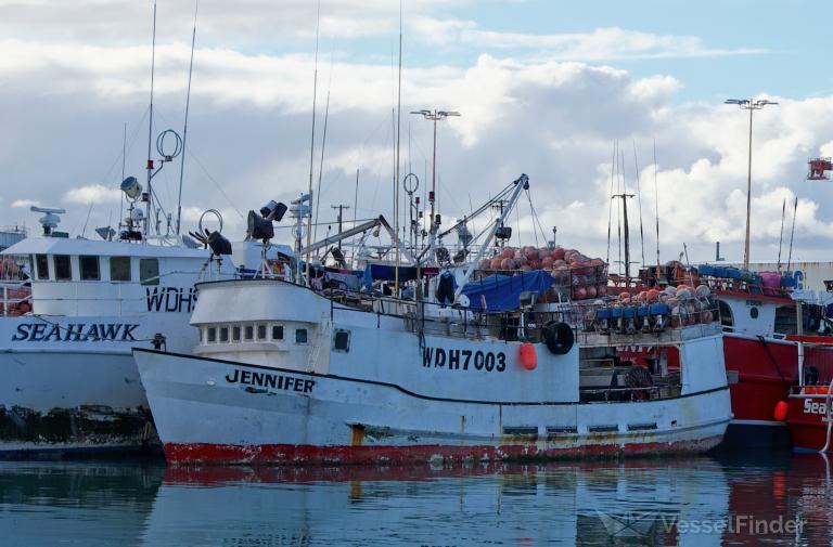 JENNIFER, Fishing Vessel - Details and current position - IMO 8124072 ...