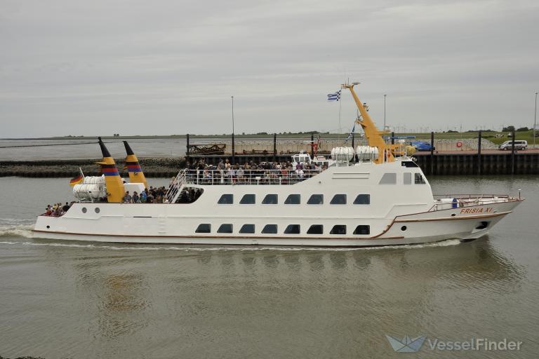 FRISIA XI, Passenger Ship - Scheepsdetails en huidige positie - IMO ...