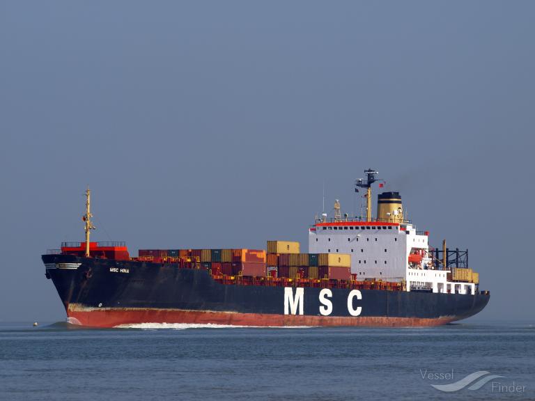 MSC HINA, Container Ship - Details and current position - IMO 8201686 ...