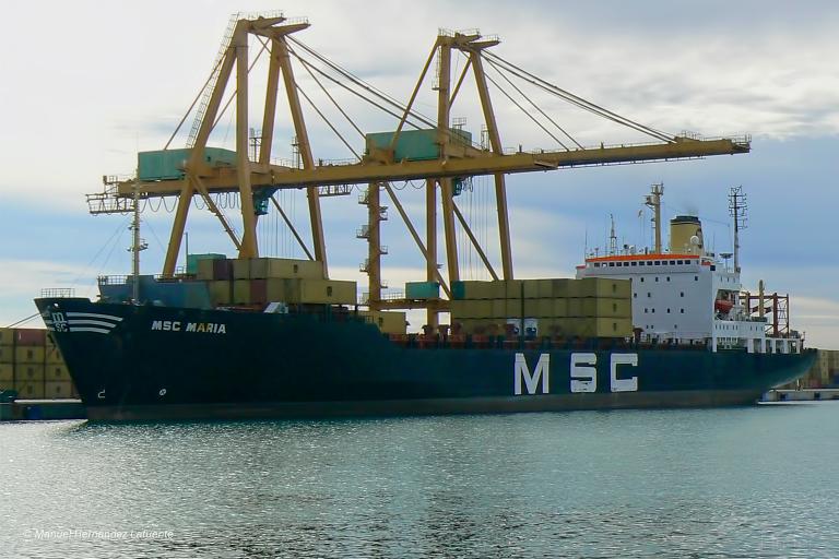 MSC MARIA, Container Ship - Details and current position - IMO 8201703 ...