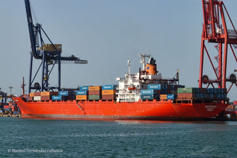 ENDURA, Container Ship - Details and current position - IMO 8204626 ...