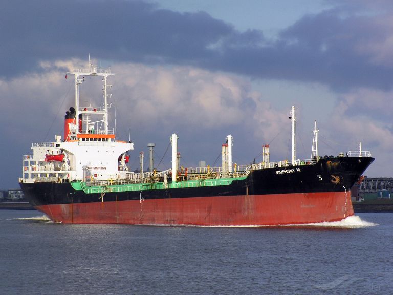 SIMPHONY, Chemical/Oil Products Tanker - Details and current position ...