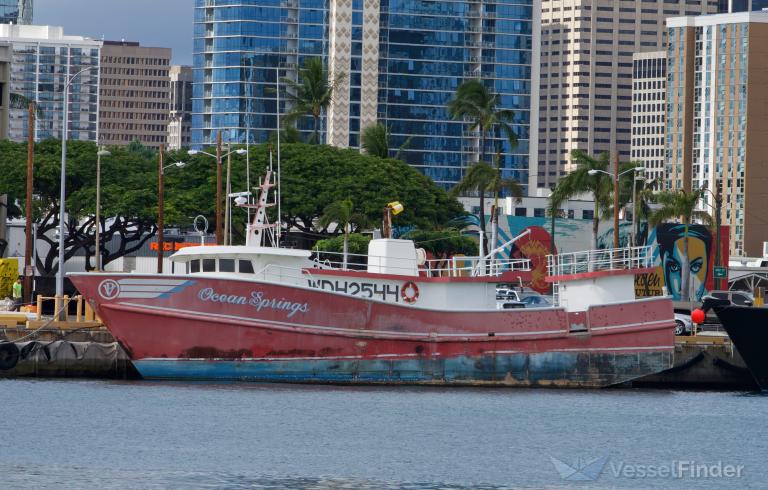 OCEAN SPRINGS, Fishing Vessel - Details and current position - IMO ...
