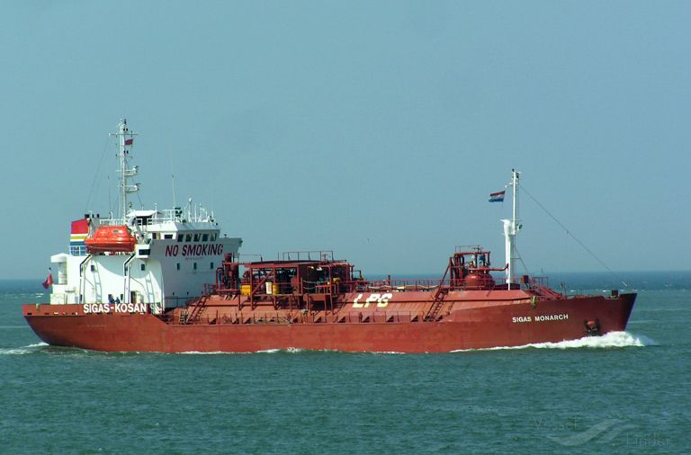 LPGC GAS MONARCH, LPG Tanker - Details and current position - IMO ...