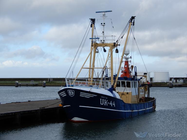 UK44 GRIETJE, Fishing Vessel - Detalles del buque y posición actual ...