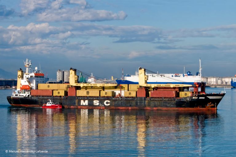 MSC ANNA, General Cargo Ship - Detalles del buque y posición actual ...
