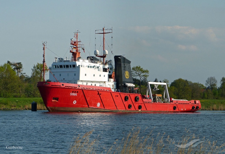 SIMA, Offshore Tug/Supply Ship - Skibsdetaljer og nuværende position ...