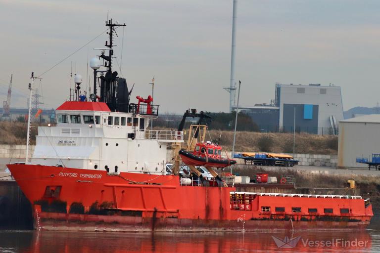 PUTFORD TERMINATOR, Offshore Tug/Supply Ship - Details and current ...