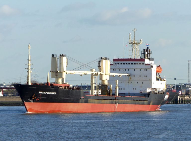 INZHENER VESHNYAKOV, General Cargo Ship - Details and current position ...