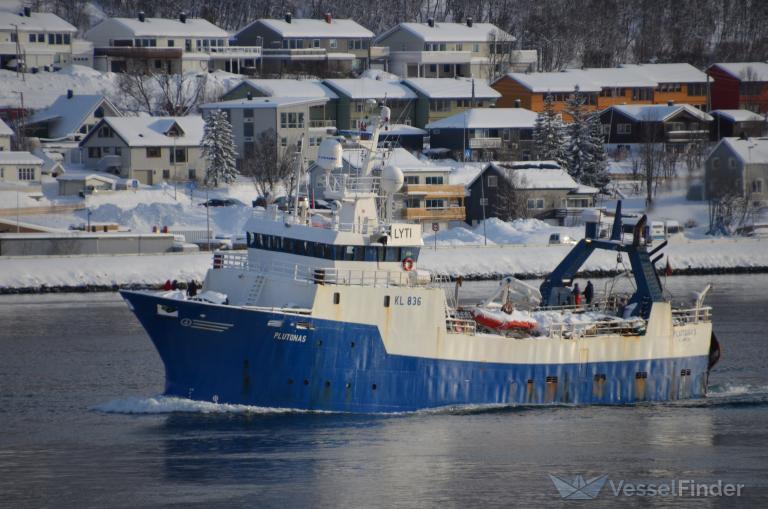 PLUTONAS, Fishing Vessel - Details and current position - IMO 8505422 - VesselFinder