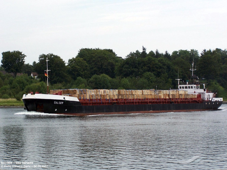 BALDER, General Cargo Ship - Details and current position - IMO 8505549 ...
