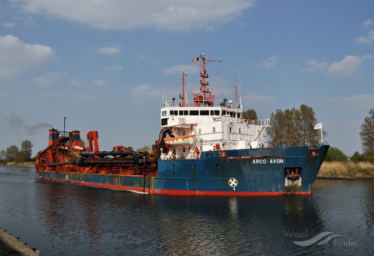 ARCO AVON, Hopper Dredger - Details and current position - IMO 8508383 ...