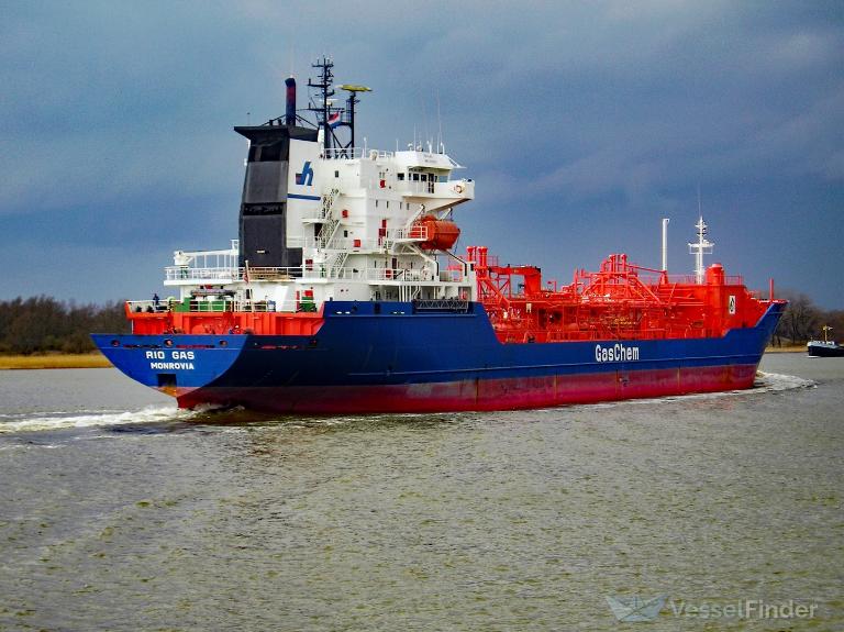 RIO GAS, LPG Tanker - Details and current position - IMO 8511031 ...