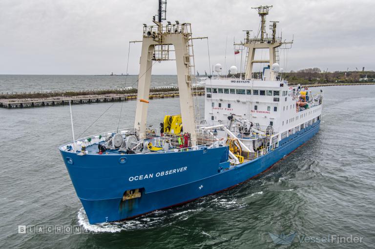 OCEAN OBSERVER, Research Vessel - Details and current position - IMO ...