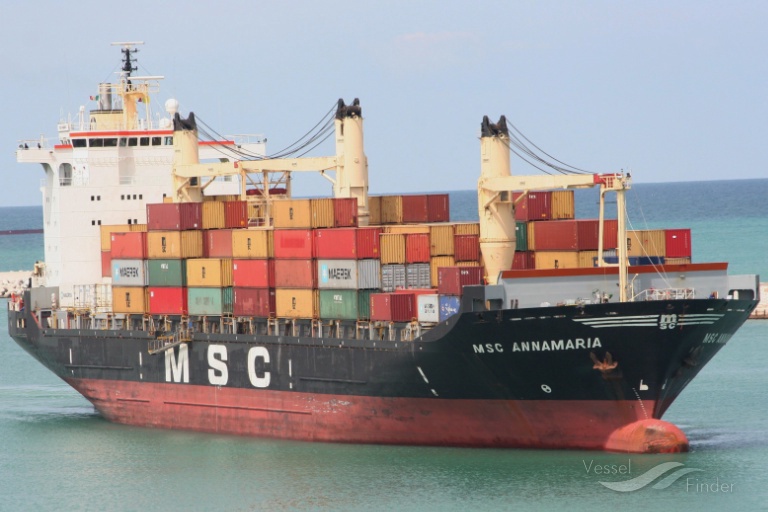 MSC ANNAMARIA, Container Ship - Details and current position - IMO ...