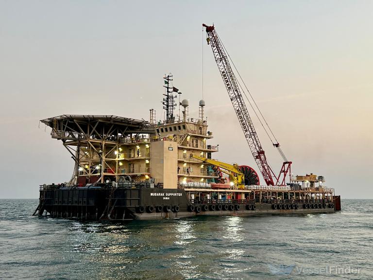MUBARAK SUPPORTER, Utility Vessel - Details and current position - IMO ...