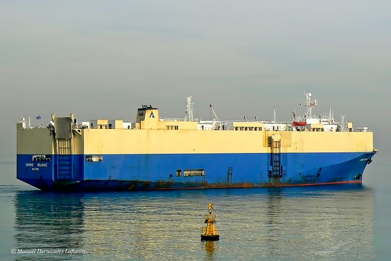 MARINE RELIANCE, Vehicles Carrier - Details and current position - IMO ...