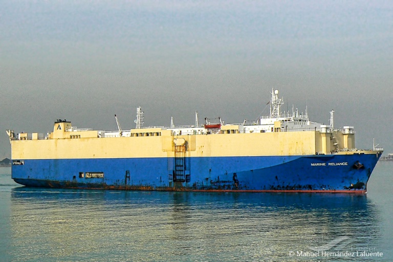 MARINE RELIANCE, Vehicles Carrier - Details and current position - IMO ...