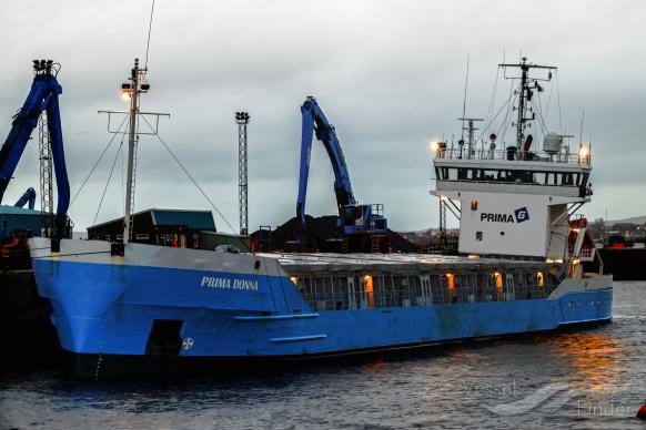 PRIMA DONNA, General Cargo Ship - Scheepsdetails en huidige positie ...