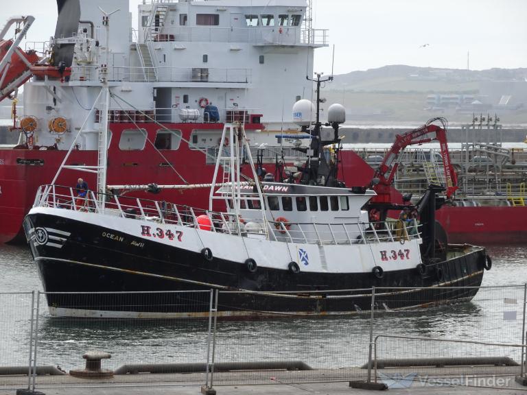 GV.OCEAN DAWN, Fishing Vessel - Details and current position - IMO ...