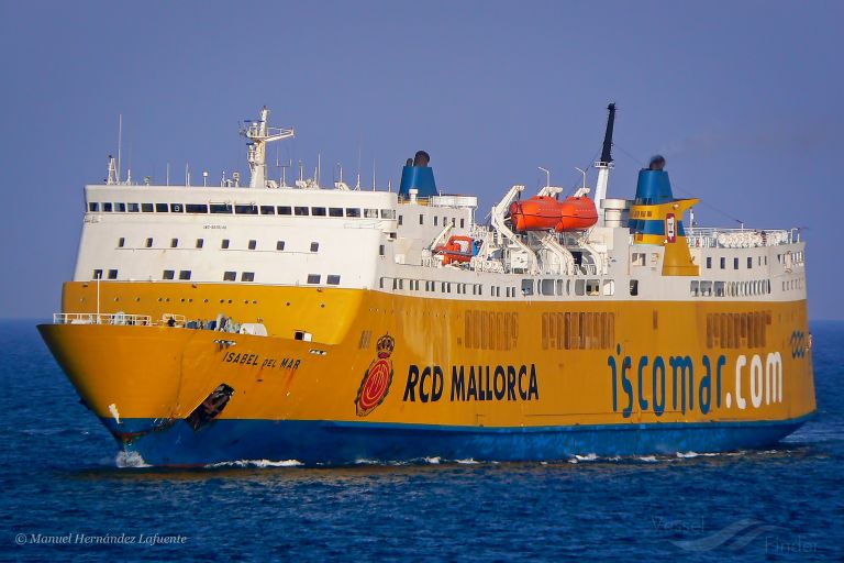 ISABEL DEL MAR, Passenger/Ro-Ro Cargo Ship - Details and current ...