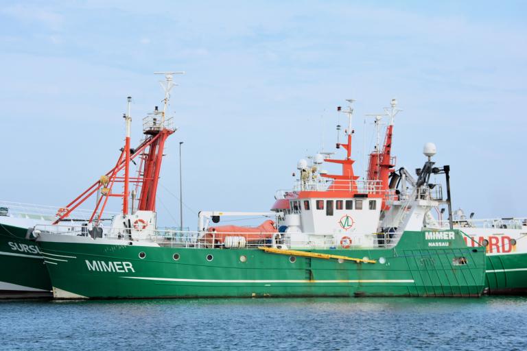 MIMER, Fishing Support Vessel - Details and current position - IMO ...