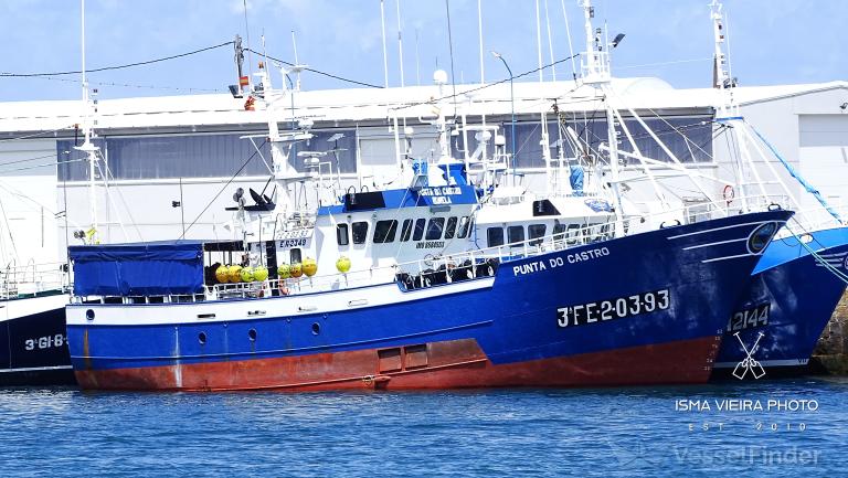 PUNTA DO CASTRO, Fishing Vessel - Details and current position - IMO ...