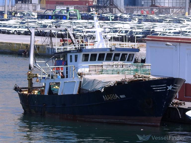 MARIA, Fishing Vessel - Details and current position - IMO 8696960 ...